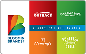 Exceptional Dining: Bloomin Brands Gift Card | PayPal US