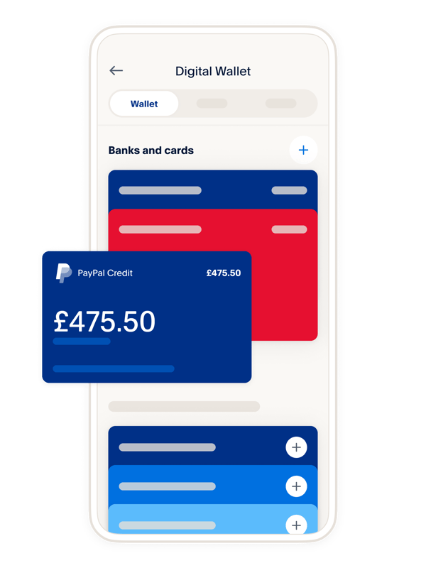 Line of Credit | PayPal Credit Products | PayPal UK