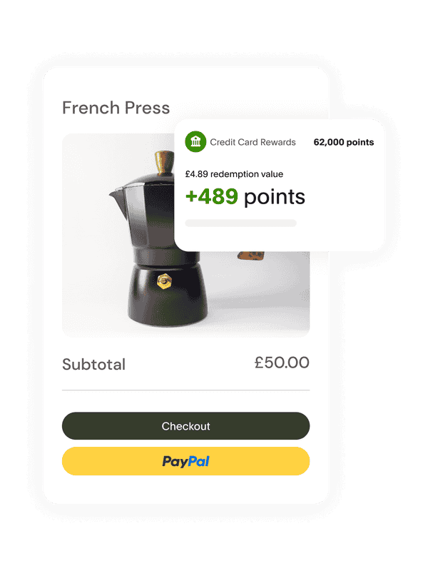 Credit Card Rewards | Pay With Points | PayPal UK