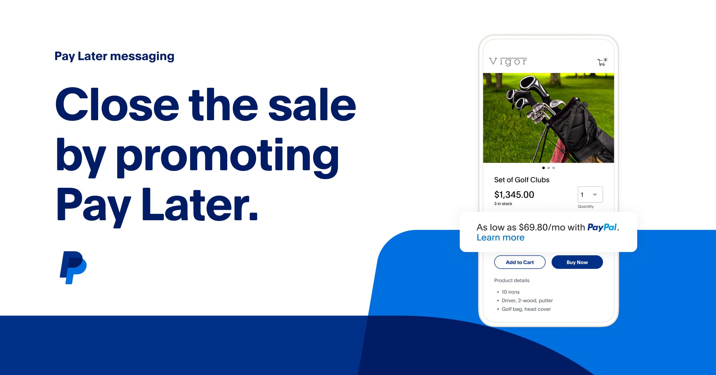 Pay Later Messaging | Medium to Large Businesses | PayPal US