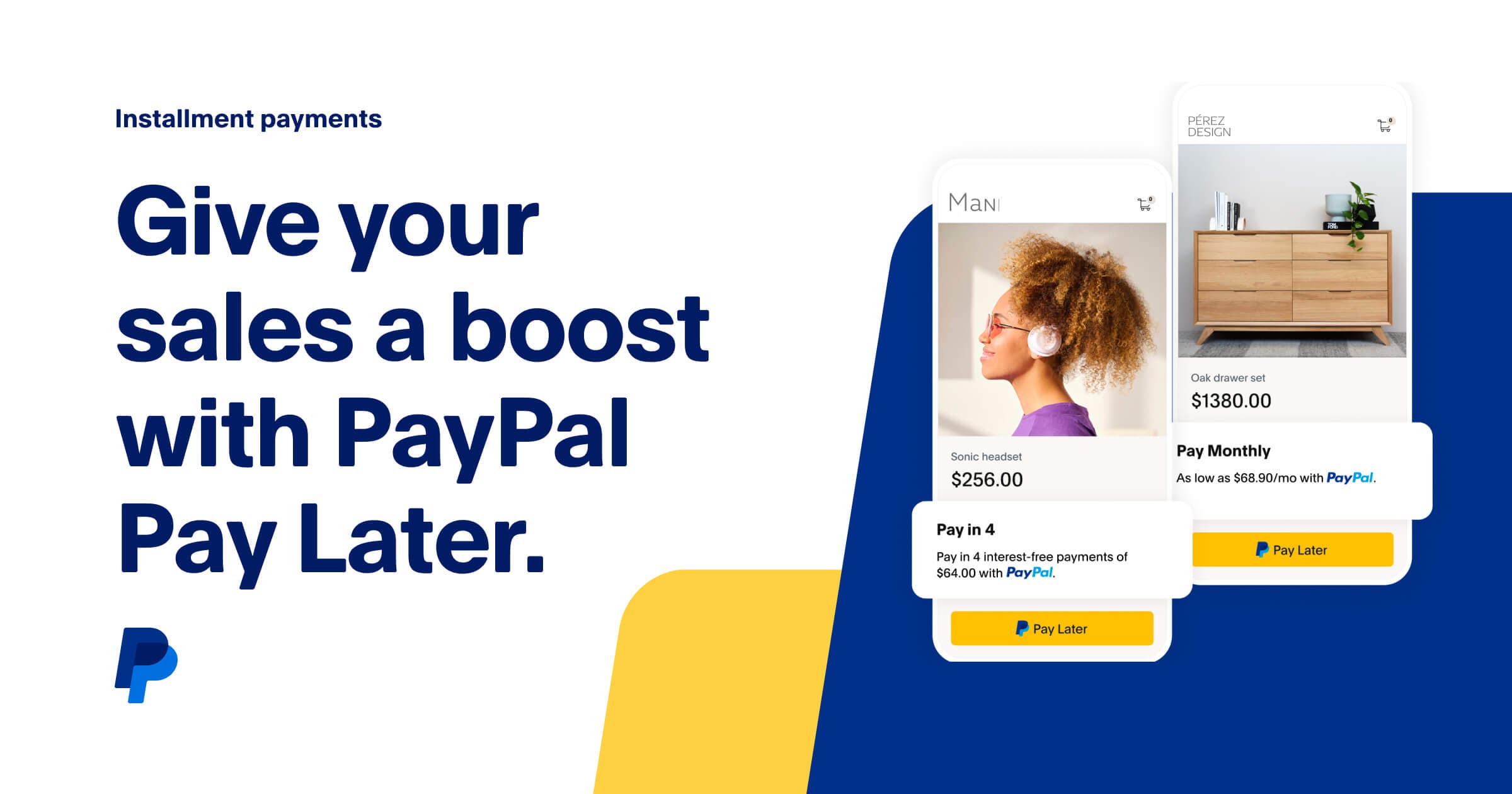 Installment Payments | Offer Pay Later | PayPal US