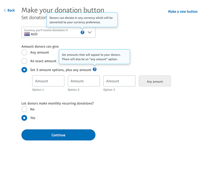 Add the Donate Button on your website - PayPal AU
