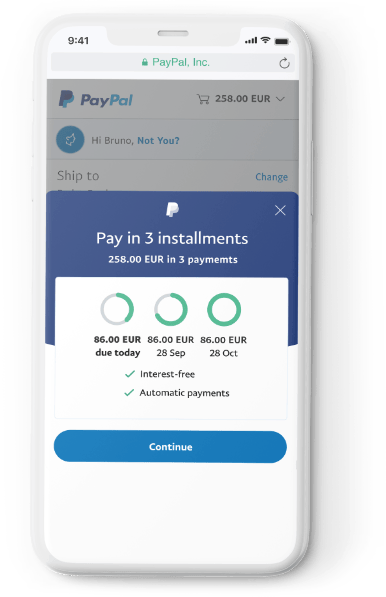 PayPal Pay Later | Offer payment flexibility in the most competitive markets in the world