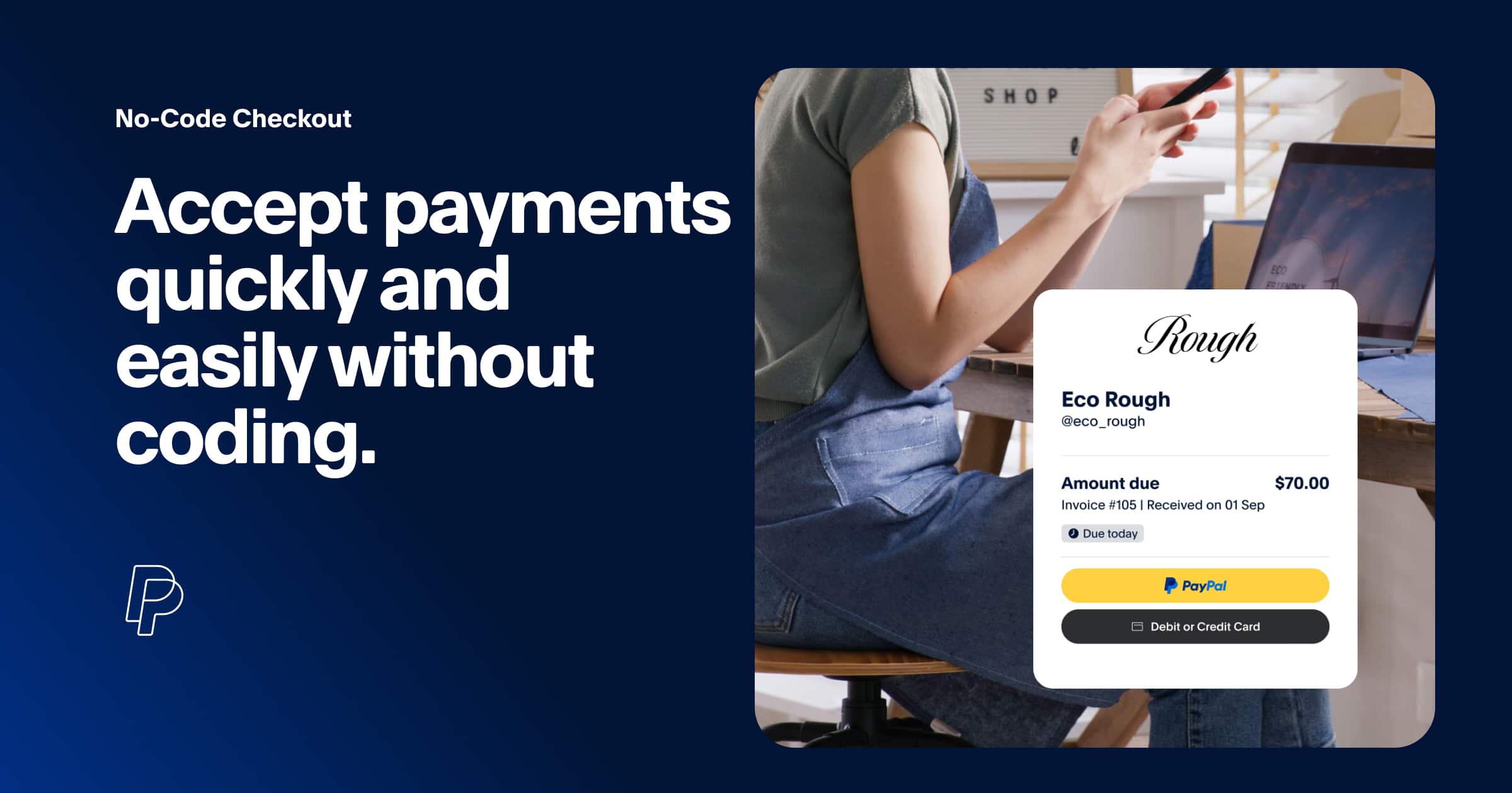 No-Code Checkout | PayPal IN