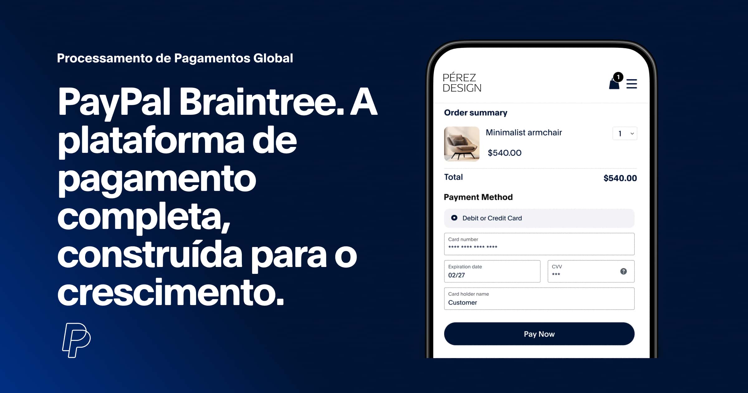 Processamento global de pagamentos | PayPal BR