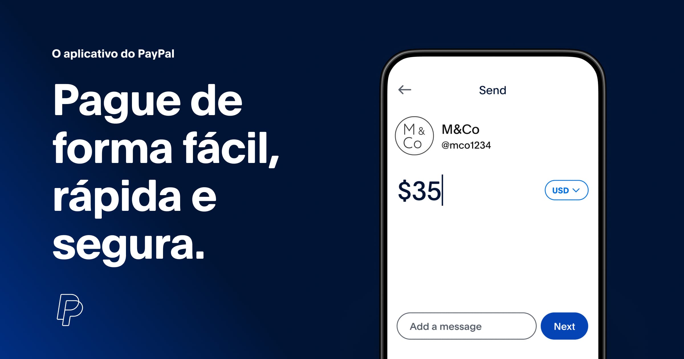 Conta do PayPal | Carteira mobile e muito mais | PayPal BR