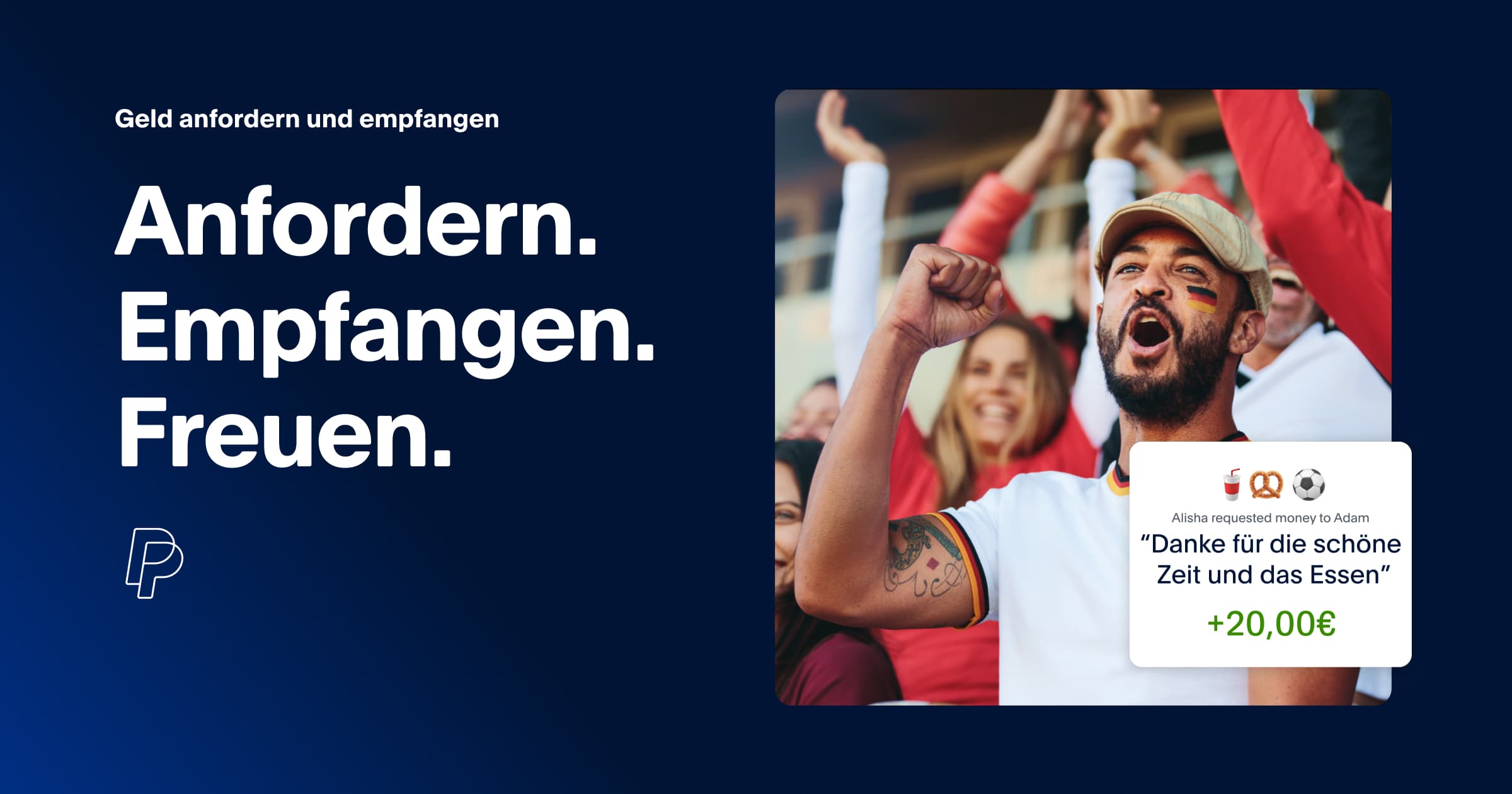 Geld Anfordern und Empfangen | PayPal DE