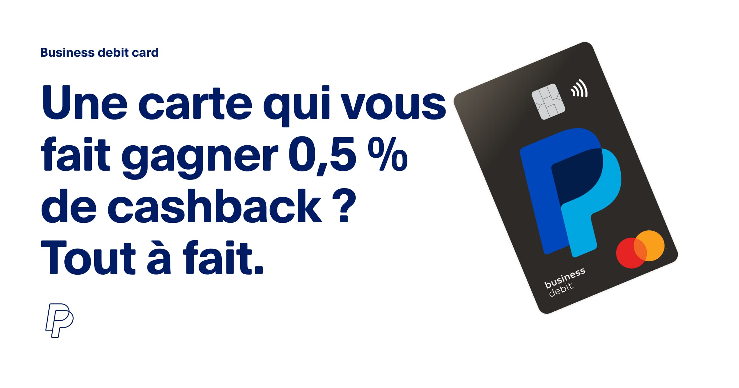 Carte de débit professionnelle avec cashback | PayPal FR