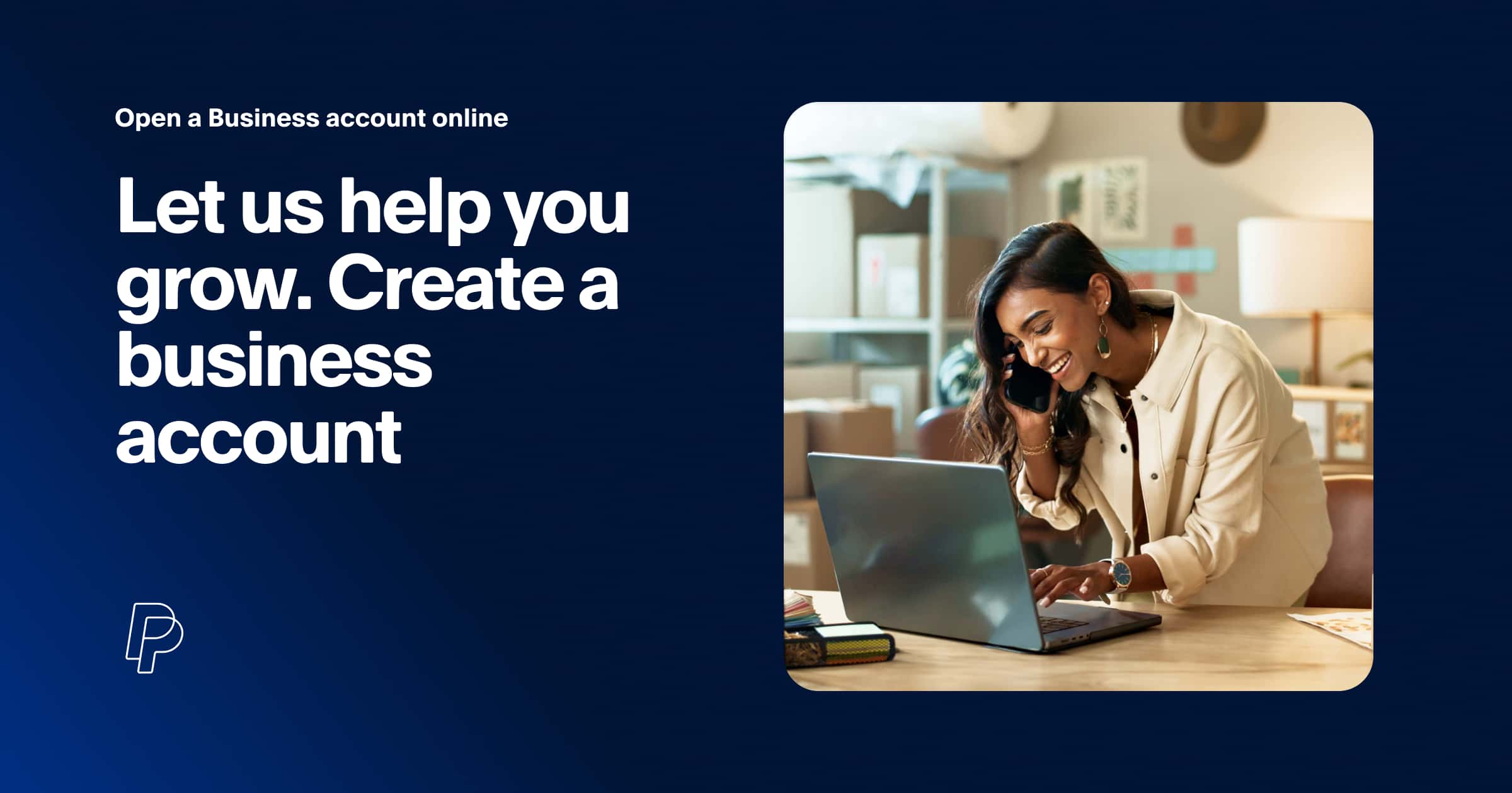 Open A Business Account Online Get Started Paypal In