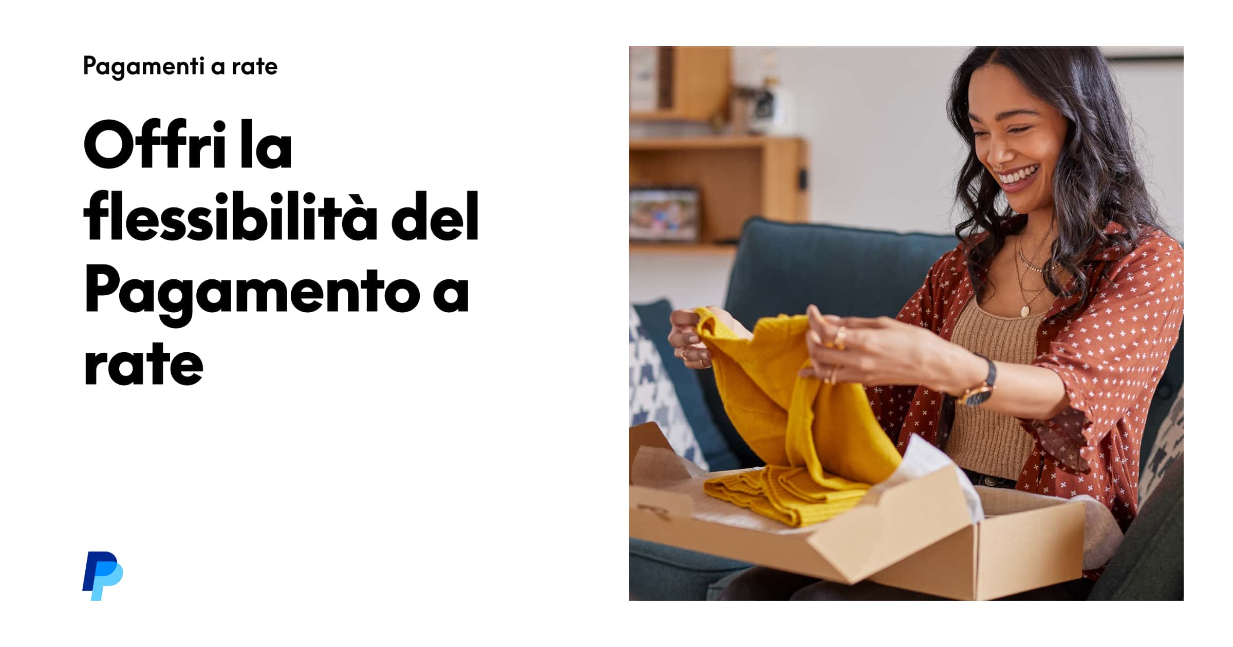 Accetta pagamenti a rate | Paga in rate per aziende | PayPal IT
