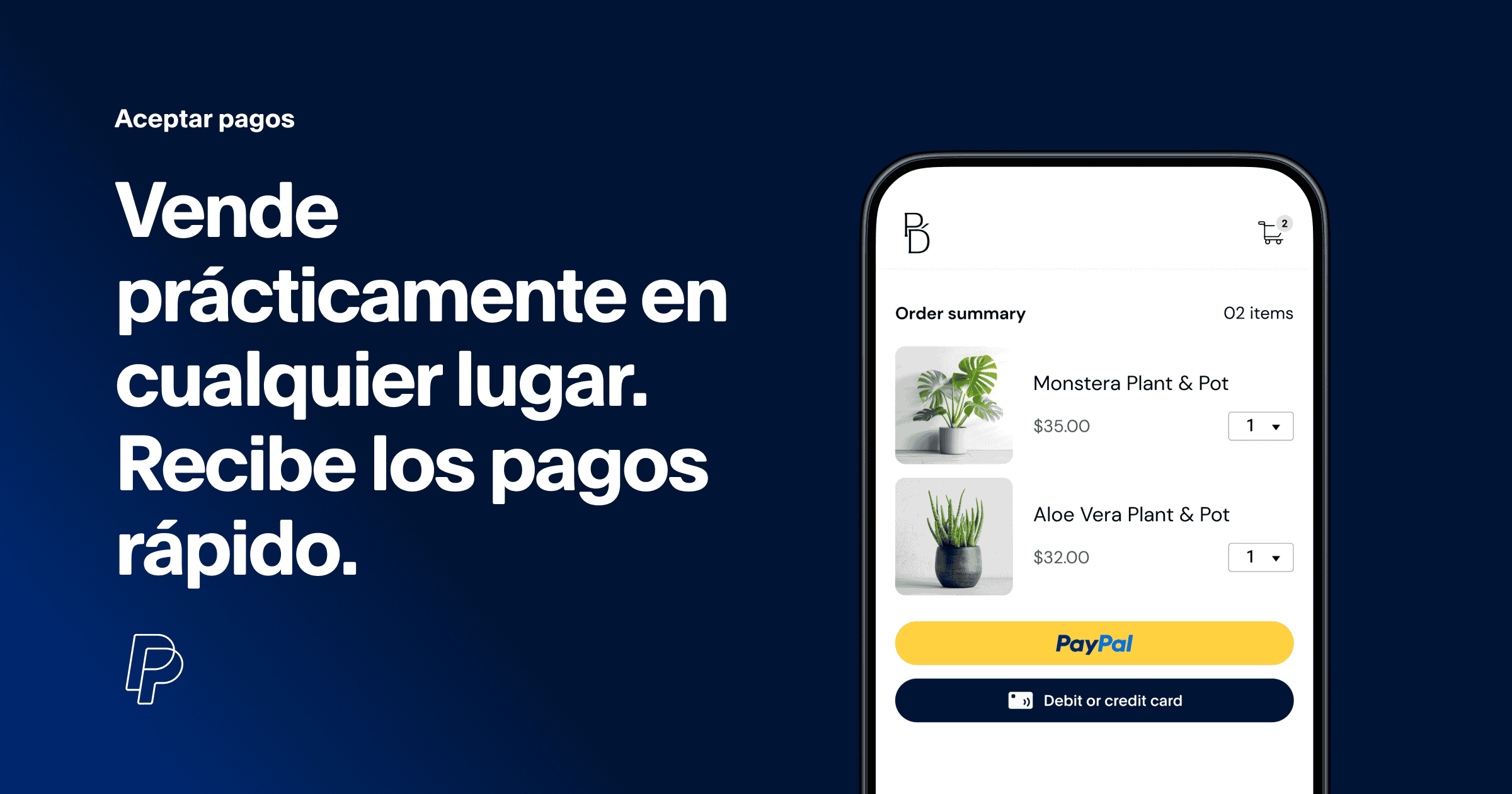 Acepta pagos en línea y en establecimientos | PayPal MX
