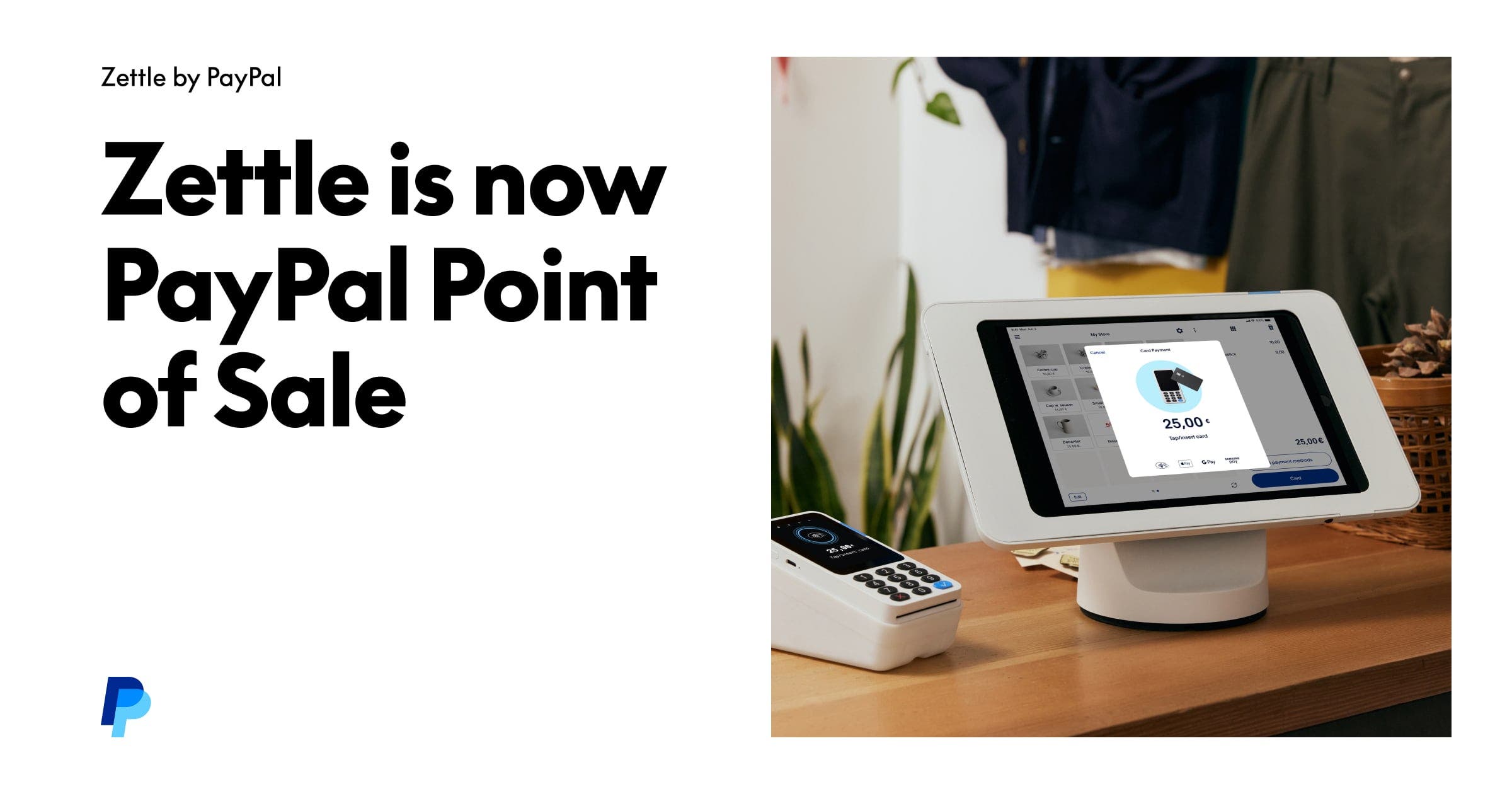 Zettle by PayPal | Zettle by PayPal er nu PayPal POS | PayPal DK