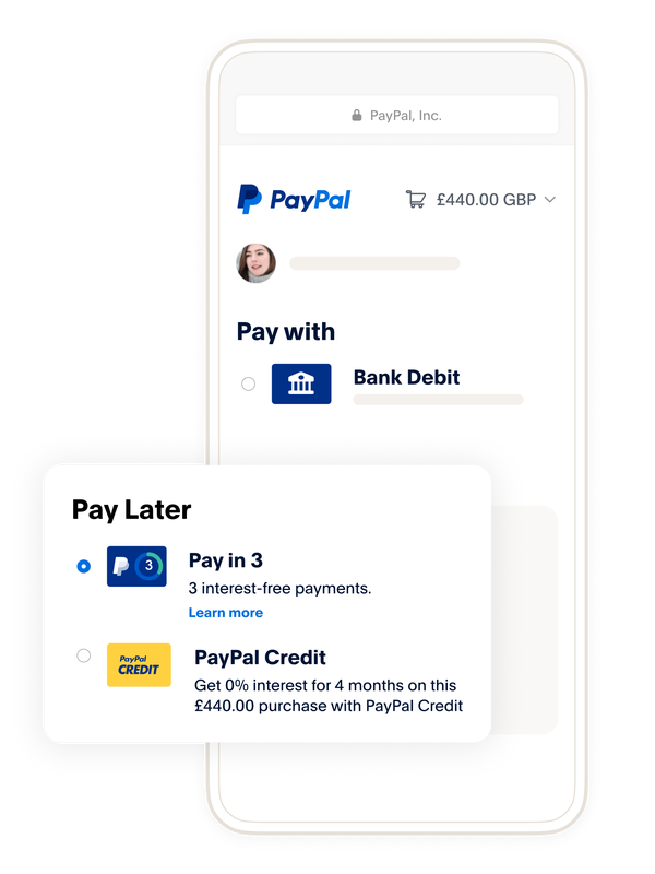 Offer Instalment Payments | Pay in 3 | PayPal UK