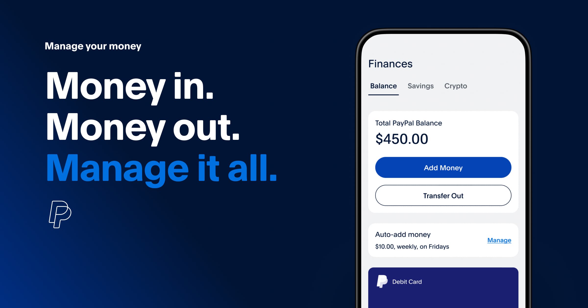 Manage Your Money | Organize your Finances | PayPal US