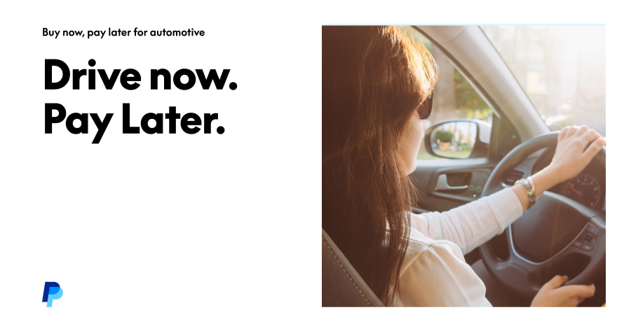 Buy Now Pay Later on Automotive and Cars | PayPal US