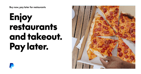 Eat Now, Pay Later | PayPal US
