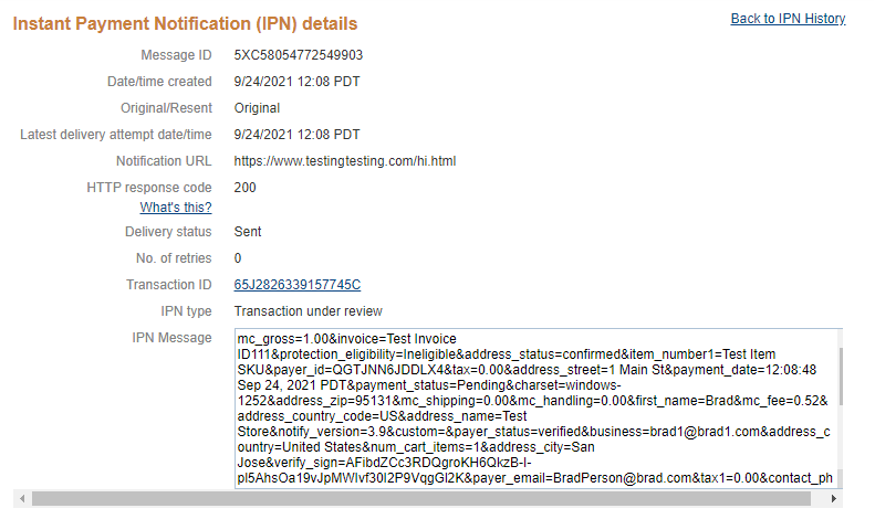 IPN operations/history