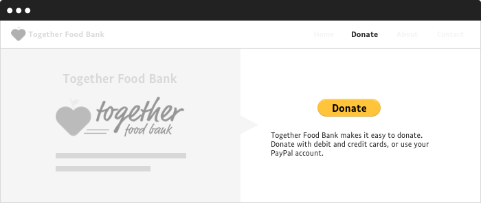 Donate: checkout experience