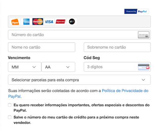 Integrate Payment Selection Page